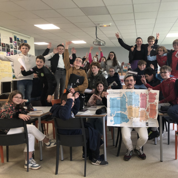Rencontre avec un auteur de littérature ado - Collège Penanroz à Pont-Aven